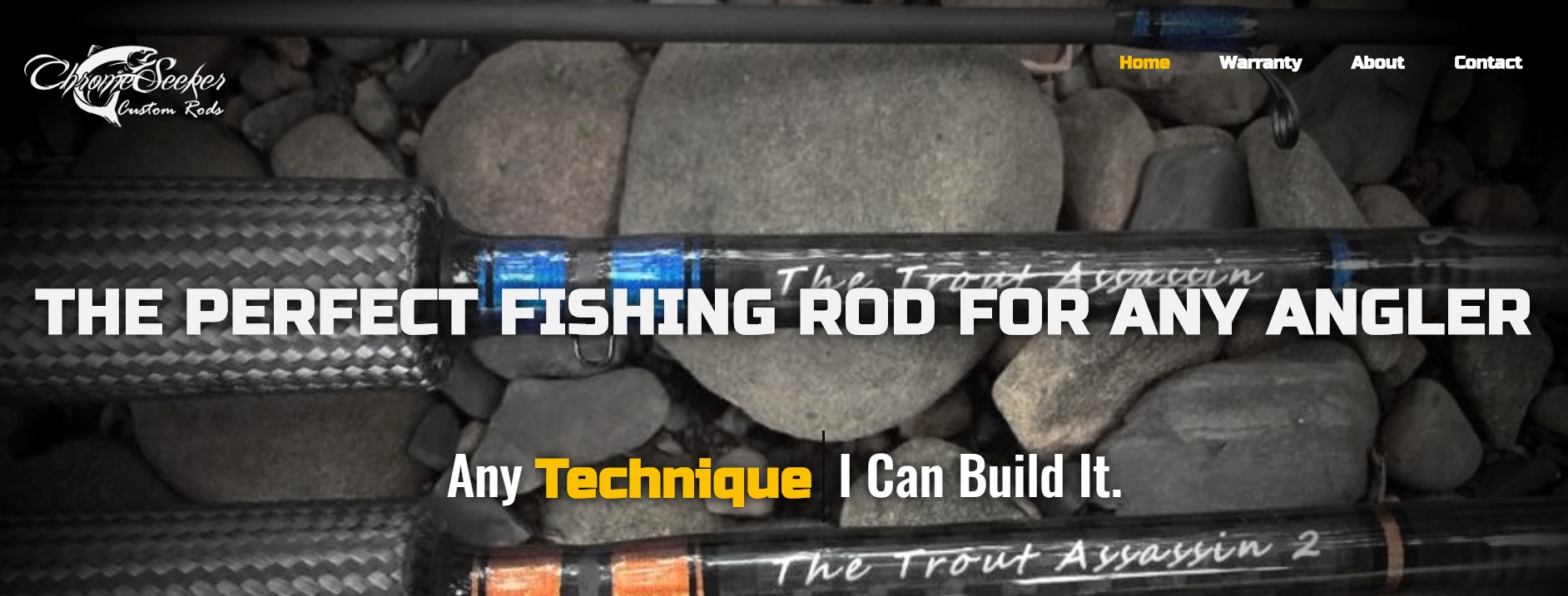 Chrome Seeker Custom Fishing Rods - Handcrafted Custom Fishing Rods ...